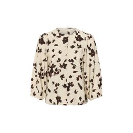 PART TWO Blouse 'Channie' female size M Light beige / Dark brown
