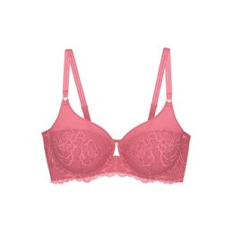 Triumph B&uuml;gel-BH ' Wild Peony Florale ' Damen Gr&ouml;&szlig;e 85 ros&eacute; Sommerkleid