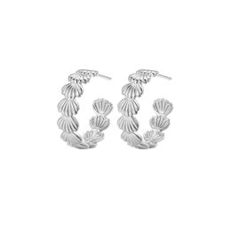 Hey Happiness Earrings 'Coastal Shell' female size One size Silver