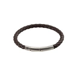 Fossil Armband Herren Gr&ouml;&szlig;e One Size dunkelbraun / silber