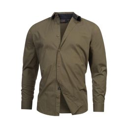 INDICODE Jeans Hemd 'Kamby' Herren Gr&ouml;&szlig;e XXL oliv