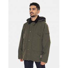 Carhartt Work In Progress Carhartt Wip &Uuml;bergangsjacke 'Clarton Jacket Office Green / Black' Herren Gr&ouml;&szlig;e L gr&uuml;n Sommerjacke