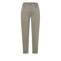 MAC Chino Pants 'CHINO 3075-00-0431L 657R mud green PPT' female size 36 Green