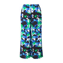Ulla Popken Hose Damen Gr&ouml;&szlig;e 42/44 blau / gr&uuml;n / schwarz / wei&szlig;