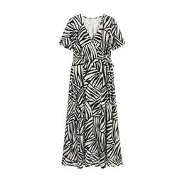 Shape Of You Kleid Damen Gr&ouml;&szlig;e 40 hellgrau / schwarz Sommerkleid