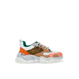 Steve Madden Sportlicher Schn&uuml;rschuh 'Womens Trilling Coral / Multi Lace-Up Low-Profile Shoes' Damen Gr&ouml;&szlig;e 40 bunt Sommerschuhe