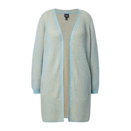 Ulla Popken Knit Cardigan female size XL/XXL Chamois / Sky blue