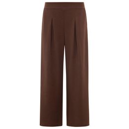 Zwillingsherz Bundfaltenhose Oversize Damen Gr&ouml;&szlig;e 40/42 braun