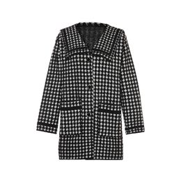 ALARY Strickjacke Damen Gr&ouml;&szlig;e M schwarz / wei&szlig;