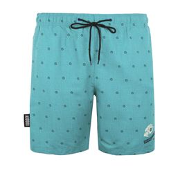 GUGGEN Mountain Board Shorts 'Boardshorts 1605' male size L Turquoise