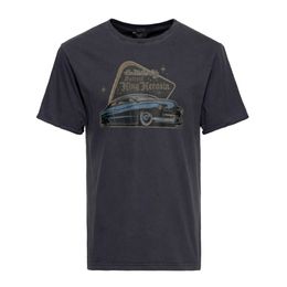King Kerosin Shirt 'Detroit Greaser' male size S Black