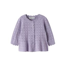 name it Strickjacke Gr&ouml;&szlig;e 74 purpur