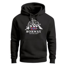 Neverless Sweatshirt 'Norway Kompass' Herren Gr&ouml;&szlig;e 5XL schwarz