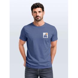 Neverless Shirt 'Pine Trees' Herren Gr&ouml;&szlig;e XXXL blau