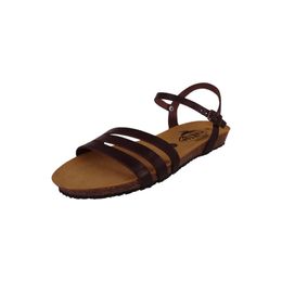 Plakton Strap Sandals 'Fran Alou' female size 40 Chestnut brown