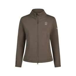 ESKADRON Dynamic Zip-Shirt Fleece powdertaupe Damen XXS