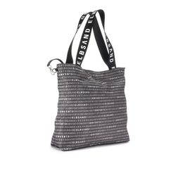 ELBSAND Shopper female size One size Dark grey / Black / White