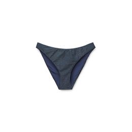 CALZEDONIA Bikini Bottoms 'Glowing Python' female size M Night blue