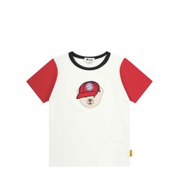 FC Bayern M&uuml;nchen Fc Bayern M&uuml;nchen T-Shirt 'FC Bayern X Steiff' Jungen Gr&ouml;&szlig;e 104 rot / schwarz / wei&szlig;