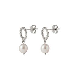 PURELEI Ohrringe 'Aura Pearl' Damen Gr&ouml;&szlig;e One Size silber / perlwei&szlig;