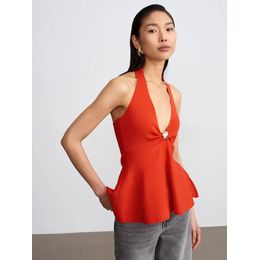 Dilvin Bluse 'Blusen' Damen Gr&ouml;&szlig;e S/L orange