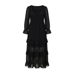 Ulla Popken Kleid Damen Gr&ouml;&szlig;e 58/60 schwarz Sommerkleid