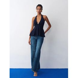 Dilvin Bluse 'Blusen' Damen Gr&ouml;&szlig;e S/L navy