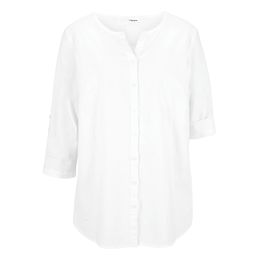 bonprix Bluse Damen Gr&ouml;&szlig;e 4XL wei&szlig;