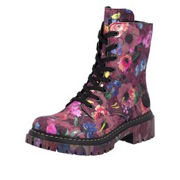 Rieker Lace-Up Ankle Boots female size 39 Blue / Green / Orange / Pink