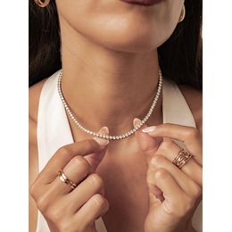 Hey Happiness Kette 'Tennis Choker' Damen Gr&ouml;&szlig;e Onesize gold