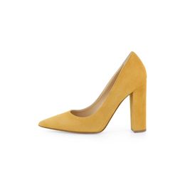 Evita Pumps 'ALINA' Damen Gr&ouml;&szlig;e 35 senf