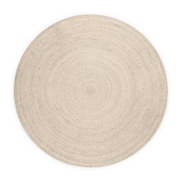 Hanse Home Juteteppich Jute Braided, Champagner, Textil, Uni, rund, Oeko-Tex&reg; Standard 100, f&uuml;r Fu&szlig;bodenheizung geeignet, beidseitig verwendbar, in verschiedenen Gr&ouml;&szlig;en erh&auml;ltlich, pflegeleicht, strapazierf&auml;hig, leicht zusammenrollbar, Teppiche & B&ouml;den, Teppiche, Runde Teppiche