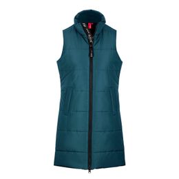 RIDE now Steppweste Long Version blau/gr&uuml;n Damen S