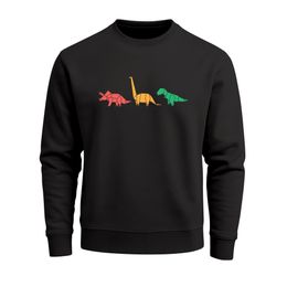 Neverless Sweatshirt 'Geometric Dino' male size XS Black