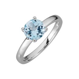 OROLINO Ring Damen Gr&ouml;&szlig;e 60 hellblau / silber