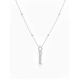 Hey Happiness Necklace 'Letter I' female size Onesize Silver