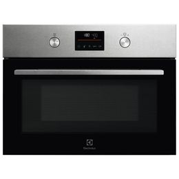Electrolux Kompaktbackofen Black Glass Line, Edelstahl, Metall, 59.5x45.5x56.7 cm, Elektronikuhr, Versenkknebel, Backofenbeleuchtung, Timerfunktion, K&uuml;chen, K&uuml;chenelektroger&auml;te, Back&ouml;fen, Einbauback&ouml;fen