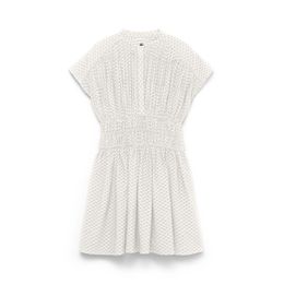 V&eacute;ro Moda Vero Moda Kleid 'VMMistle' Damen Gr&ouml;&szlig;e 34 grau / wei&szlig; Sommerkleid