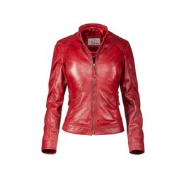 7eleven Lederjacke 'SERosali' Damen Gr&ouml;&szlig;e S rot Sommerjacke
