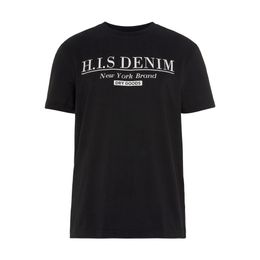 H.I.S. H.I.S T-Shirt Herren Gr&ouml;&szlig;e S schwarz / wei&szlig;