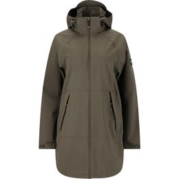WEATHER REPORT Regenjacke Damen Gr&ouml;&szlig;e XXL braunmeliert