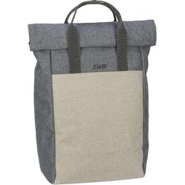 Zwei Rucksack Herren Gr&ouml;&szlig;e One Size creme / graumeliert