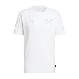 adidas Golf T-Shirt 'Graphic' Herren Gr&ouml;&szlig;e XL grau / rosa / wei&szlig;