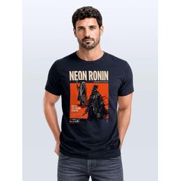 Neverless Shirt 'Neon Ronin' male size XS Navy
