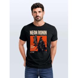 Neverless Shirt 'Neon Ronin' male size S Black
