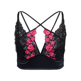 Ulla Popken BH Damen Gr&ouml;&szlig;e 80/85 pink / schwarz