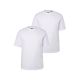 Men Plus T-Shirt Herren Gr&ouml;&szlig;e 6XL wei&szlig;