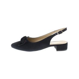 XAVER LUIS Schuhmanufaktur Slingback Pumps 'LIEKE - flache Slingback-Pumps' female size 39 Dark blue