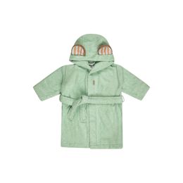 Sterntaler Bademantel 'B&Auml;R Bo' Jungen Gr&ouml;&szlig;e 80 beige / gr&uuml;n