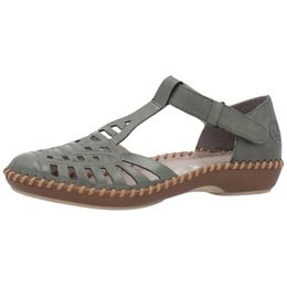 Rieker Slipper Damen Gr&ouml;&szlig;e 36 gr&uuml;n / oliv Sommerschuhe